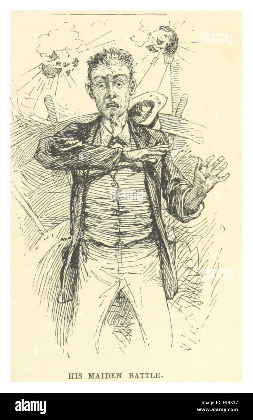 An 1883 illustration from Mark Twain's *The Adventures of Huckleberry ...