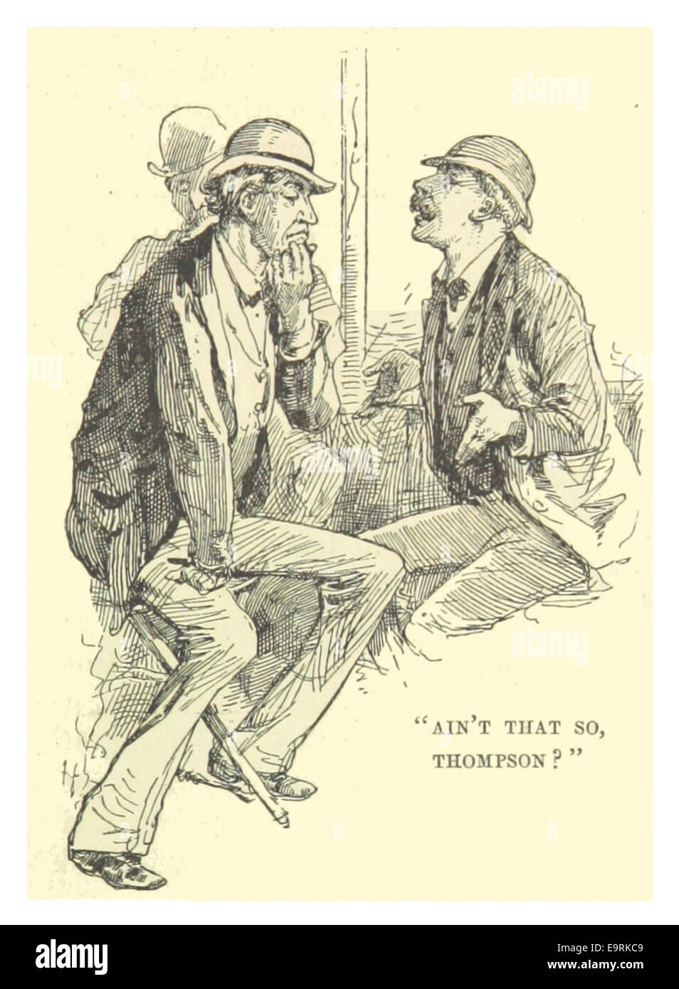 An 1883 illustration by Mark Twain, capturing a humorous moment with a ...