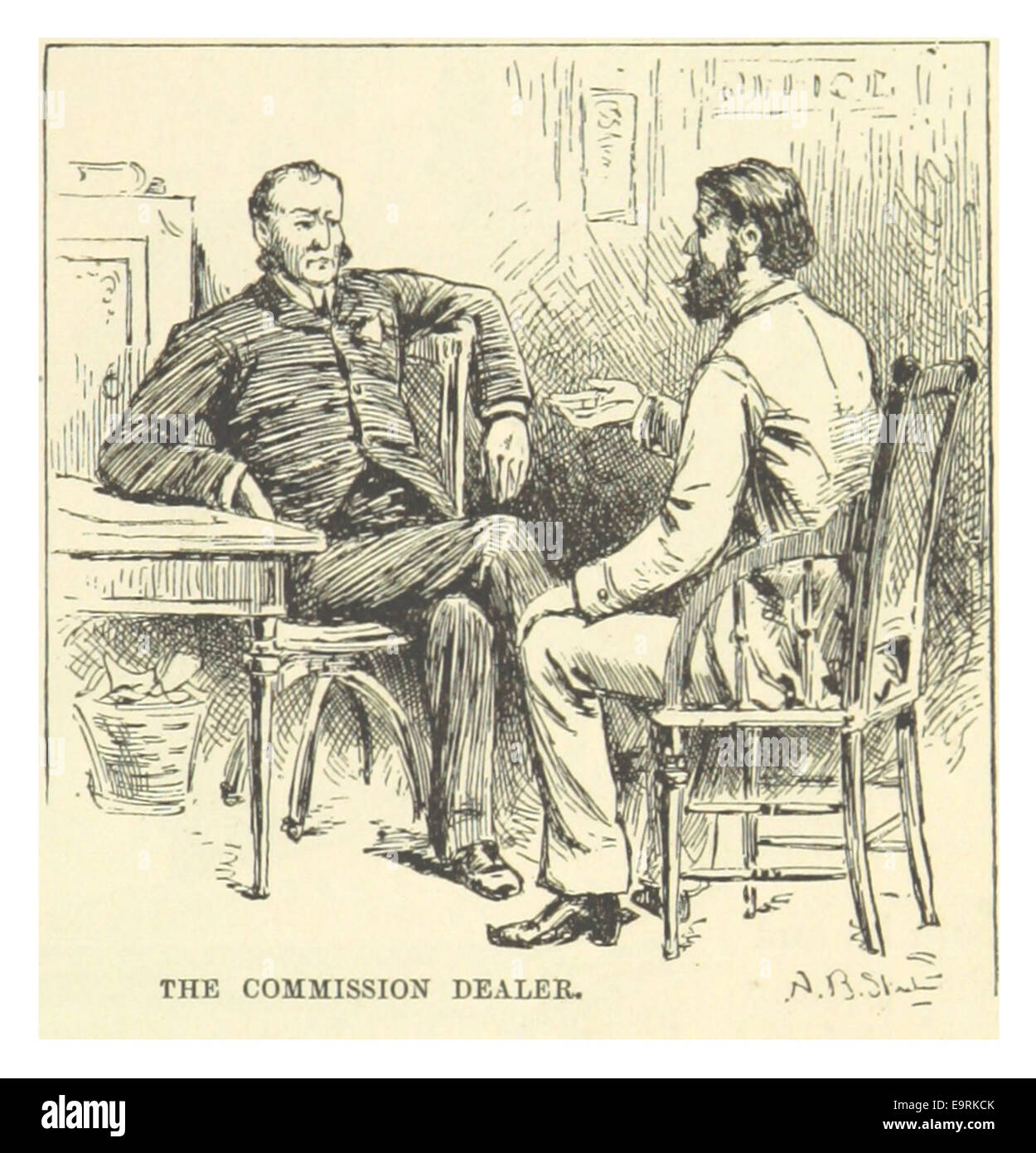 This 1883 illustration by Mark Twain, from his satirical writing ...
