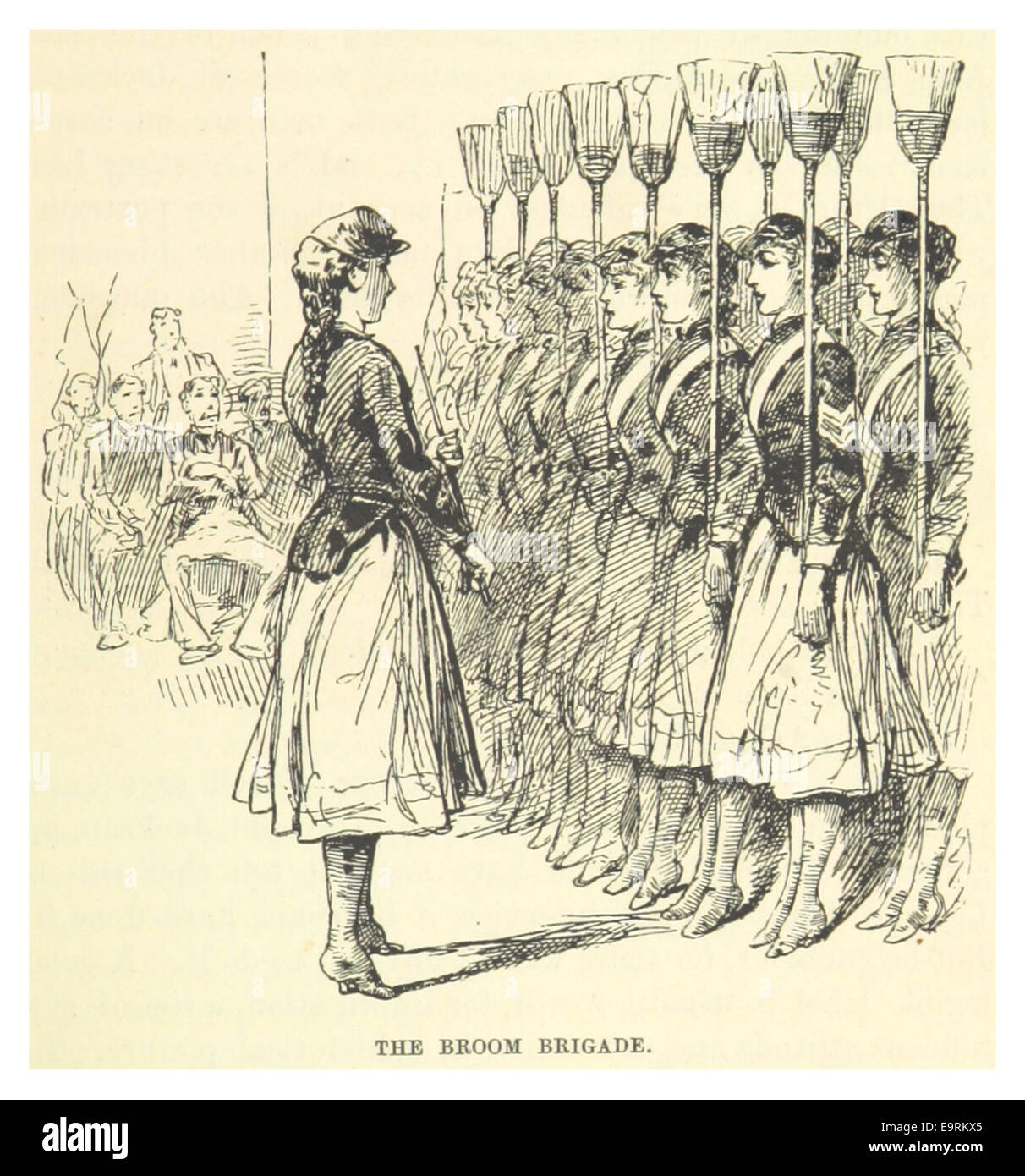 MARK TWAIN(1883) p453 - THE BROOM BRIGADE Stock Photo - Alamy