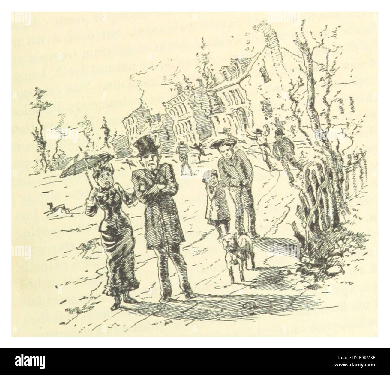 This 1883 illustration from Mark Twain's work shows the scene titled ...