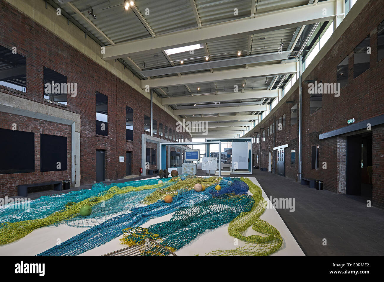 Windstärke 10, shipwreck and fishery museum in Cuxhaven, Germany Stock ...