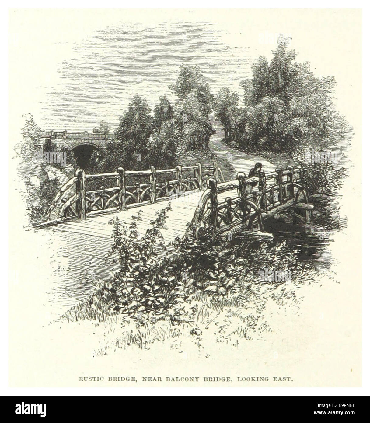 This 1869 illustration from Central Park in New York City depicts the ...