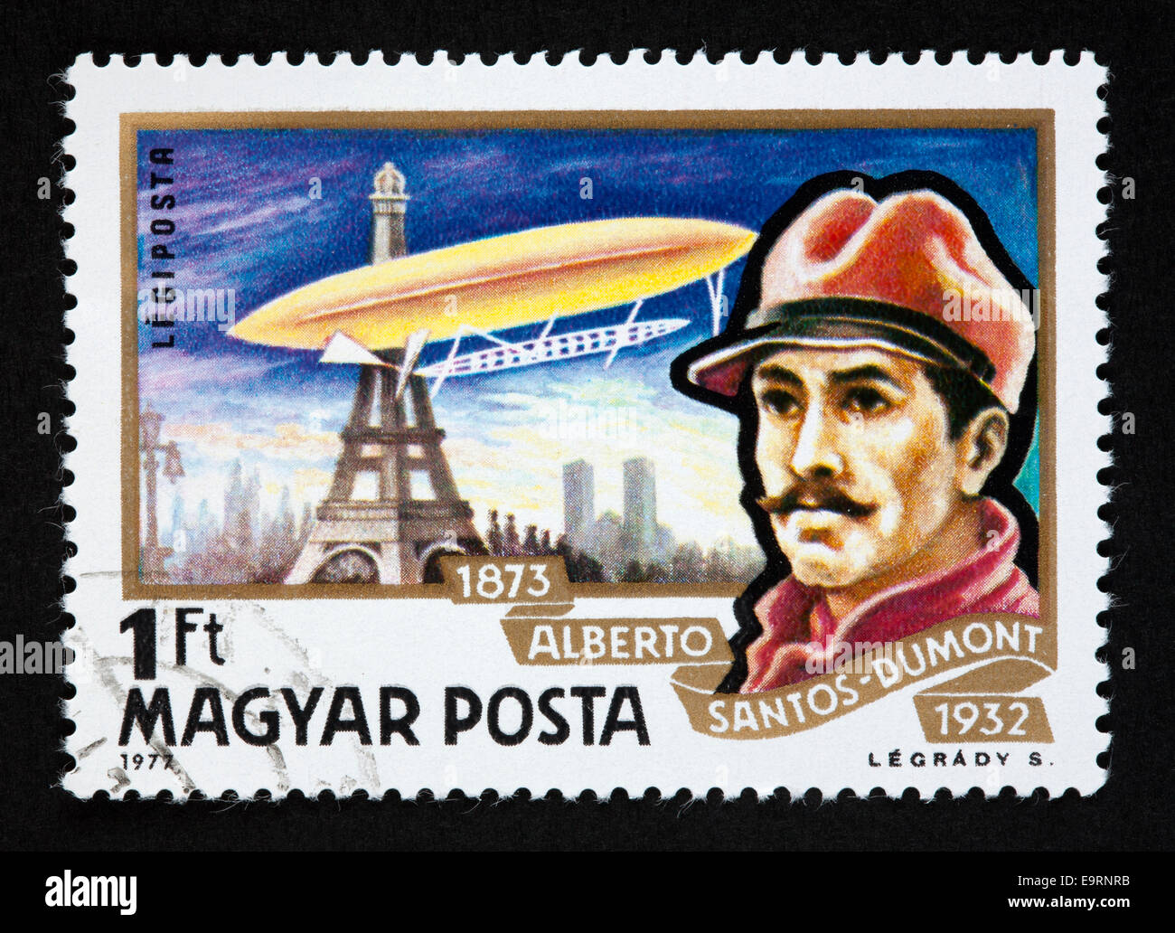 Hungarian postage stamp Stock Photo - Alamy