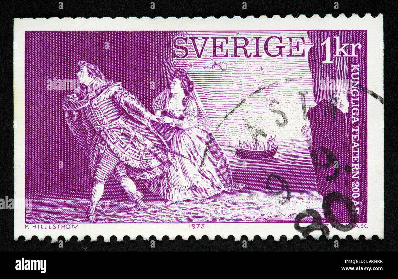 Swedish Postage Stamp High Resolution Stock Photography and Images - Alamy
