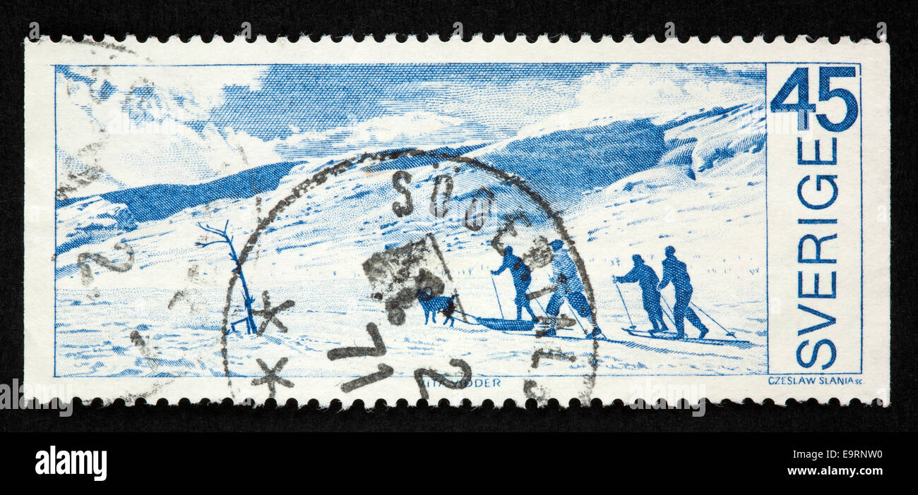 Sweden Postage Stamp High Resolution Stock Photography and Images - Alamy