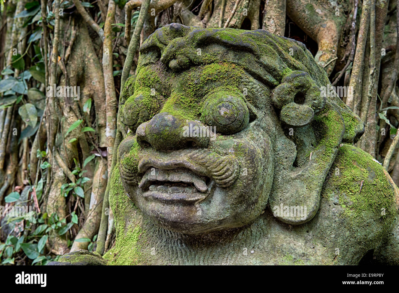 Sacred Monkey Forest, Statue, Ubud, Bali, Indonesia Stock Photo - Alamy