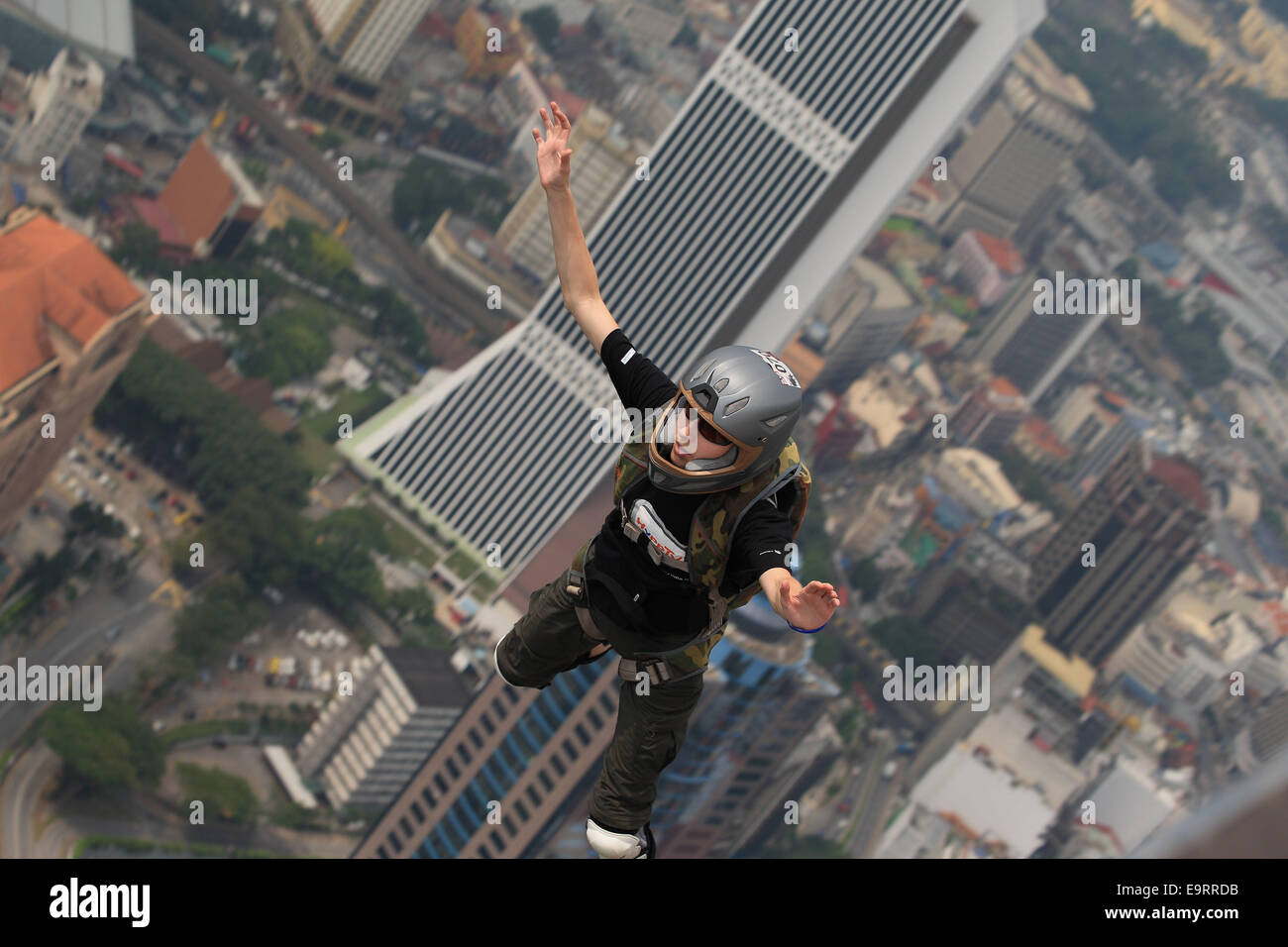 KL Tower BASE Jump 2014 is an annual event of the Kuala Lumpur tower ...