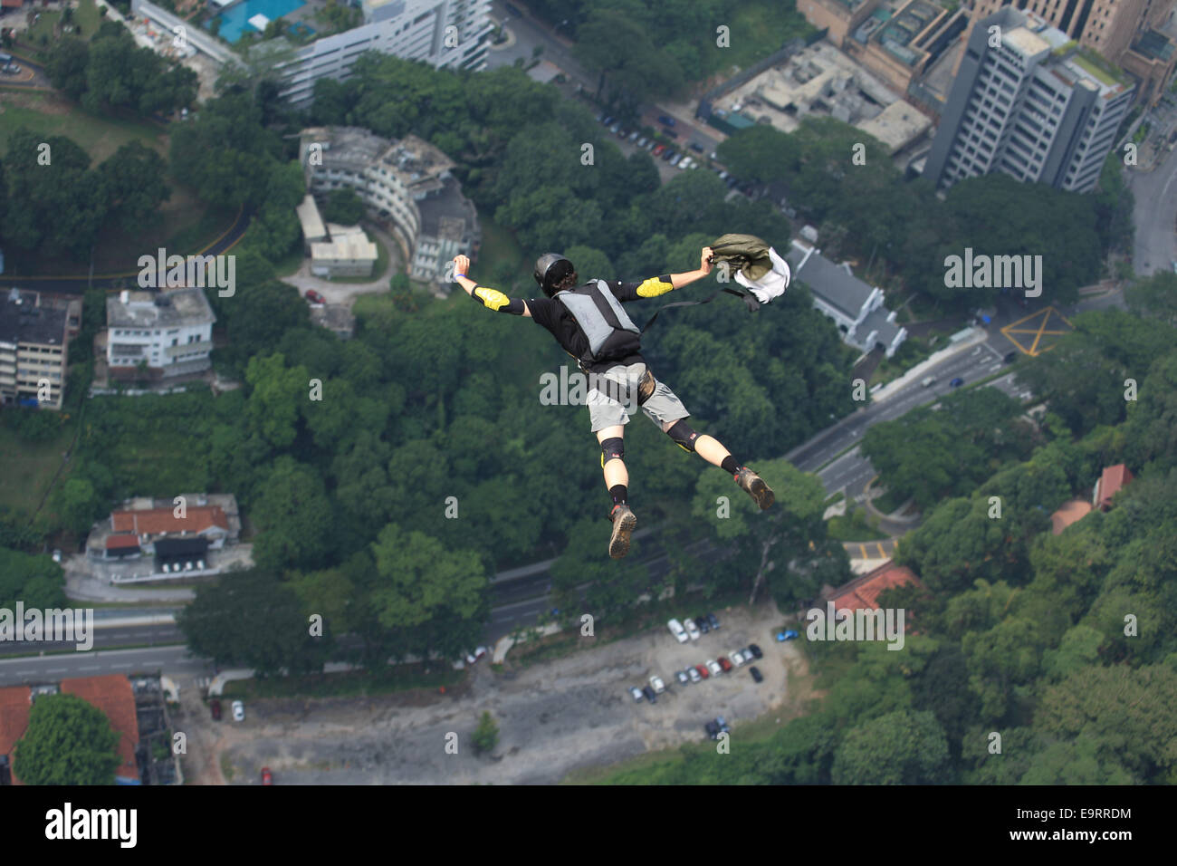 KL Tower BASE Jump 2014 is an annual event of the Kuala Lumpur tower ...