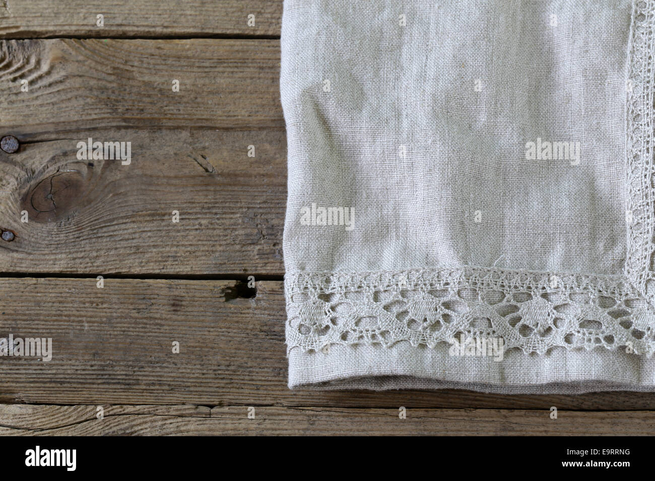 Linen napkin lace hi-res stock photography and images - Alamy