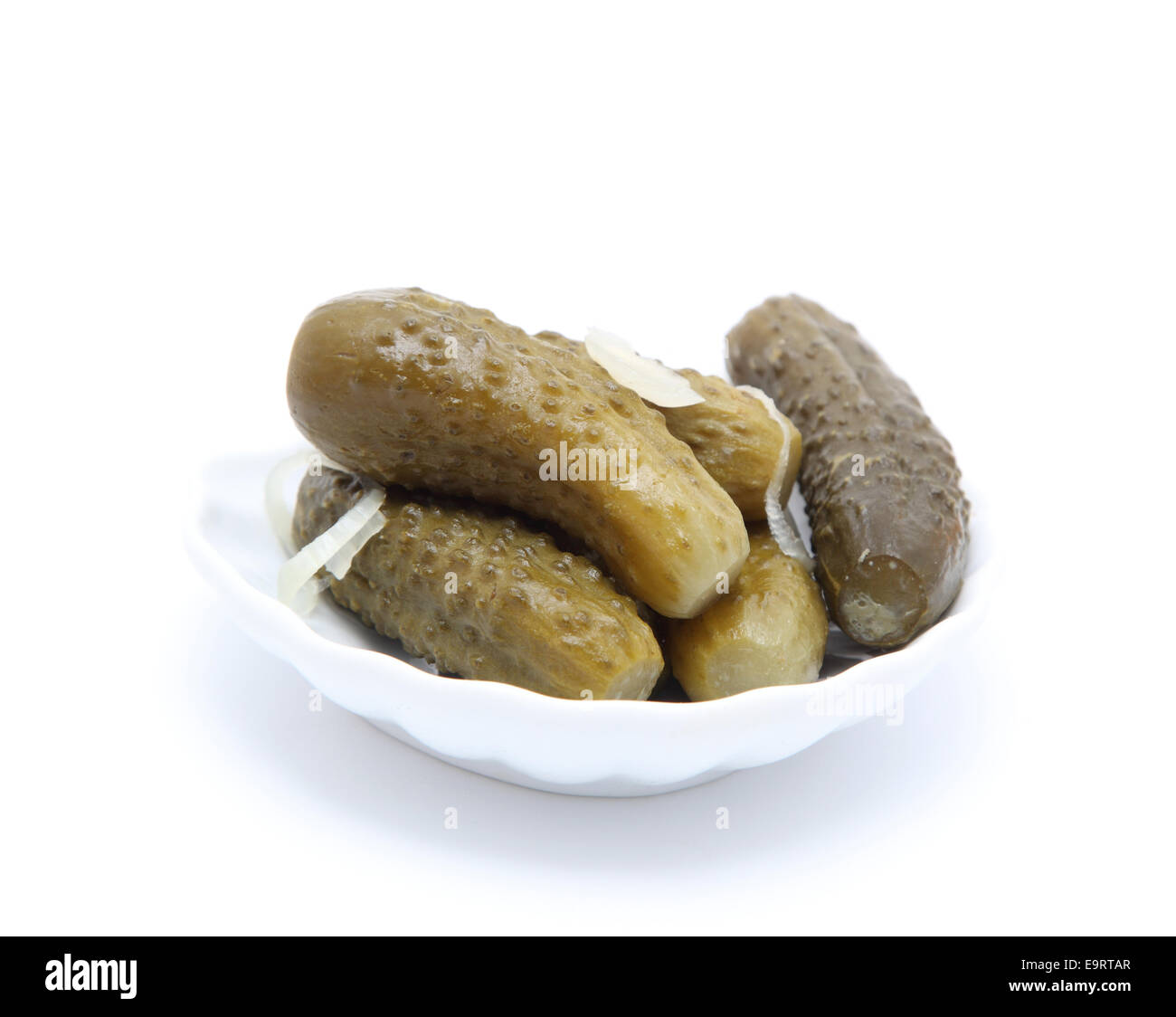 pickles on a plate Stock Photo - Alamy