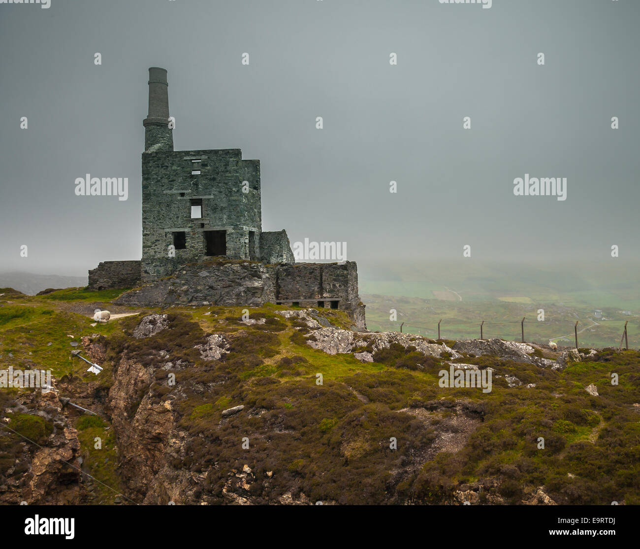 Old Derelict Copper Mine Stock Photo - Alamy