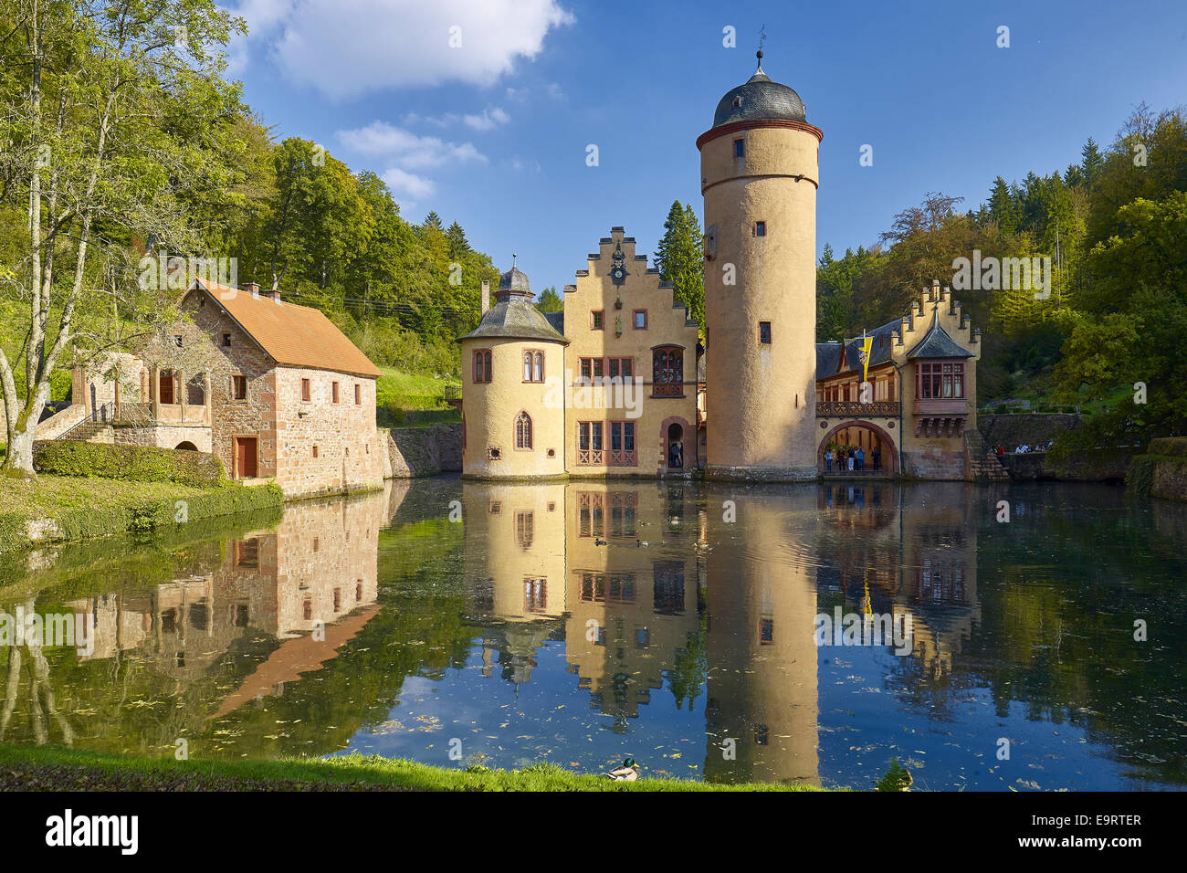 Mespelbrunn Castle, Bavaria, Germany Stock Photo - Alamy