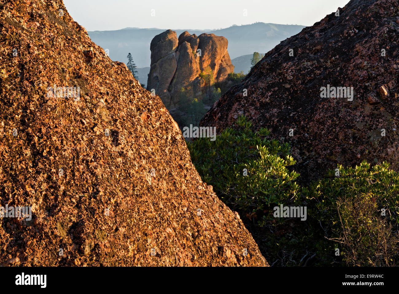 CALIFORNIA - Rock spires and pinnacles in the High Peaks area from the ...