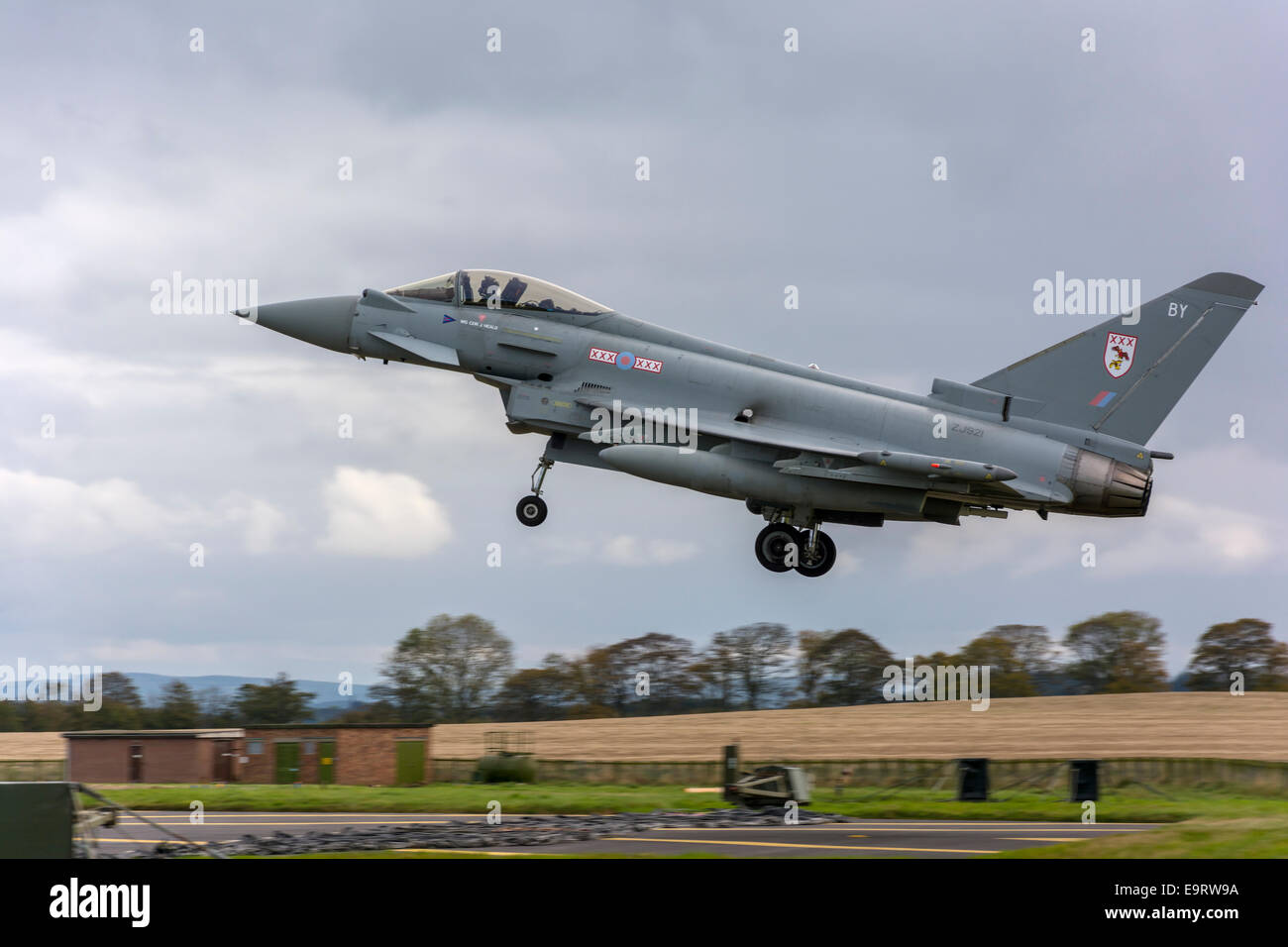 Lossiemouth tower and typhoon hi-res stock photography and images - Alamy