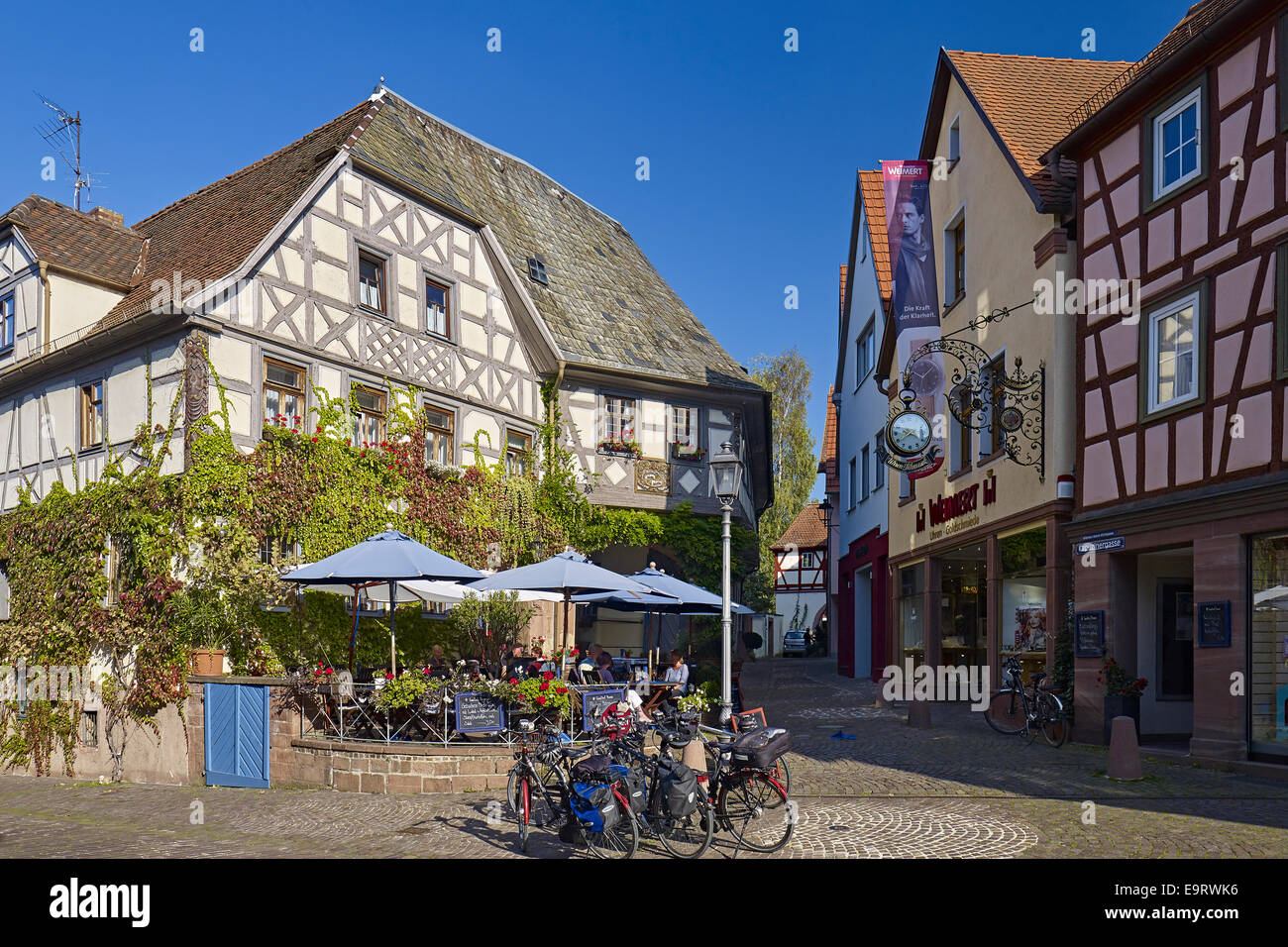 Gasthof Krone in Lohr am Main, Germany Stock Photo - Alamy