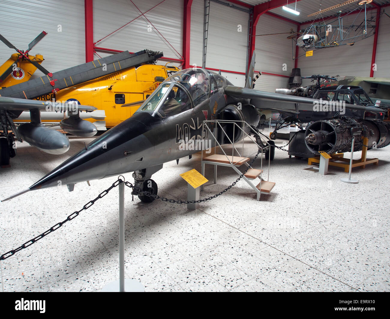 The German Air Force Alpha Jet, marked with tail number 40 61, on ...