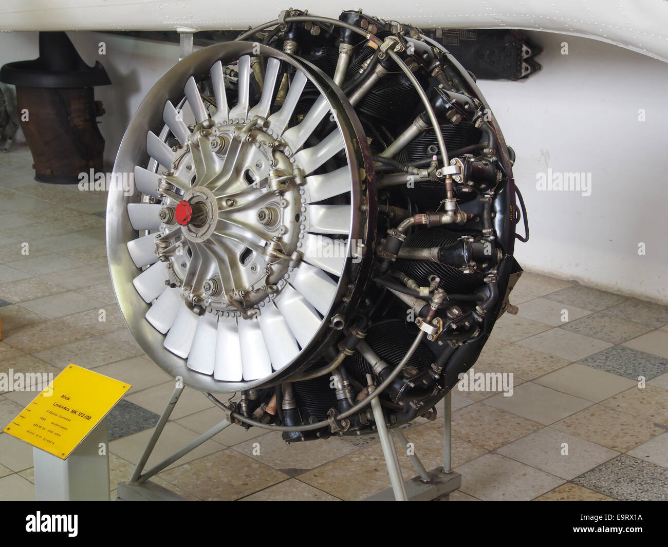 The Alvis Leonides MK 173-02 engine, manufactured in 1950, was used in ...