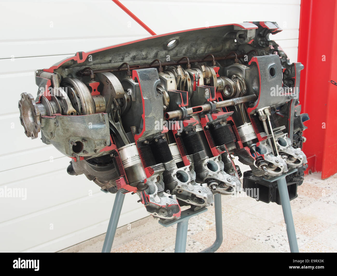 The ARGUS AS 410 (1938) engine, used in aircraft models like the Arado ...