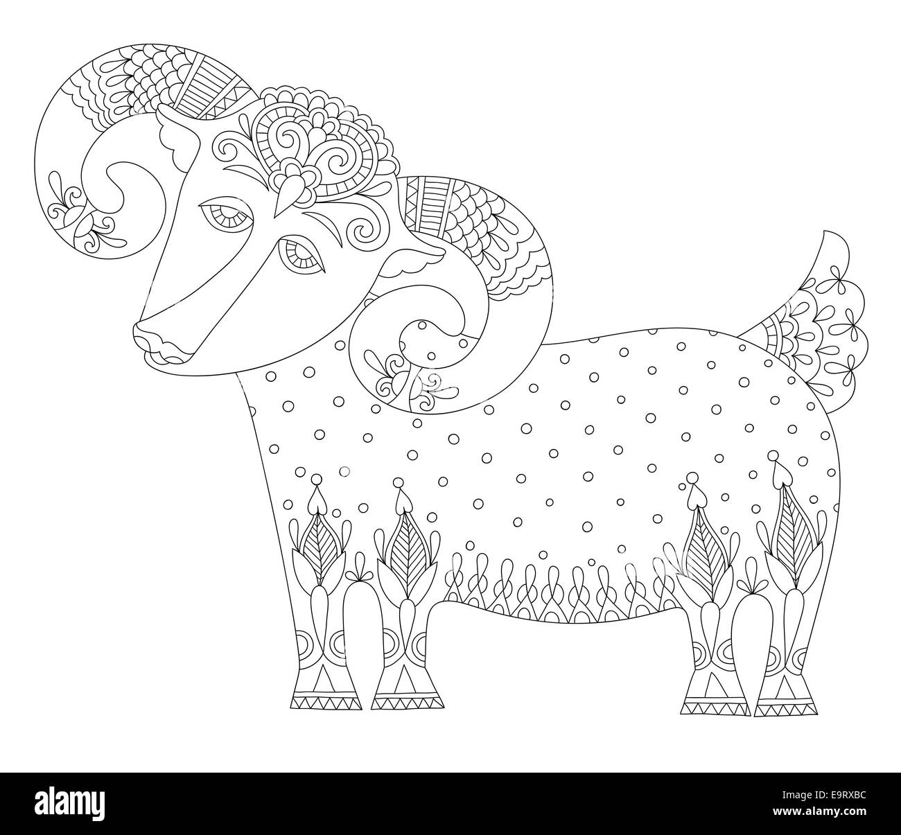 Tribal new year Black and White Stock Photos & Images - Alamy