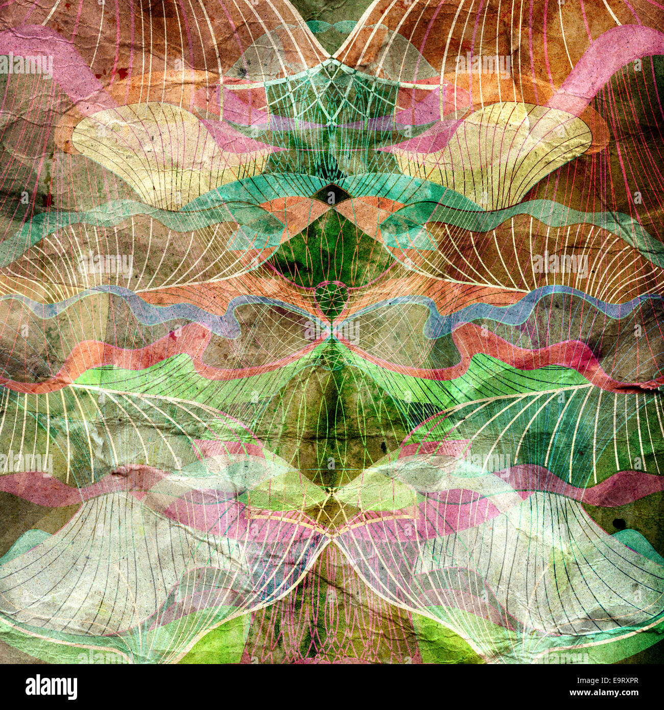 graphic abstract background with different elements Stock Photo - Alamy