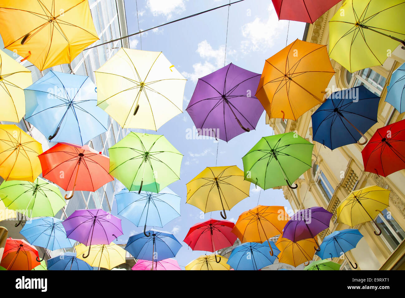 Color pattern of umbrella hi-res stock photography and images - Alamy