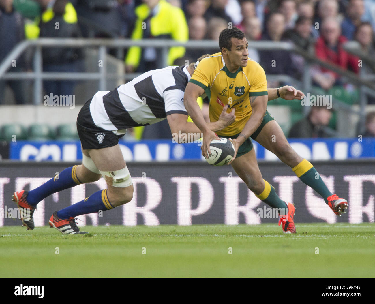 Barbarians V Australia Scrum High Resolution Stock Photography and ...