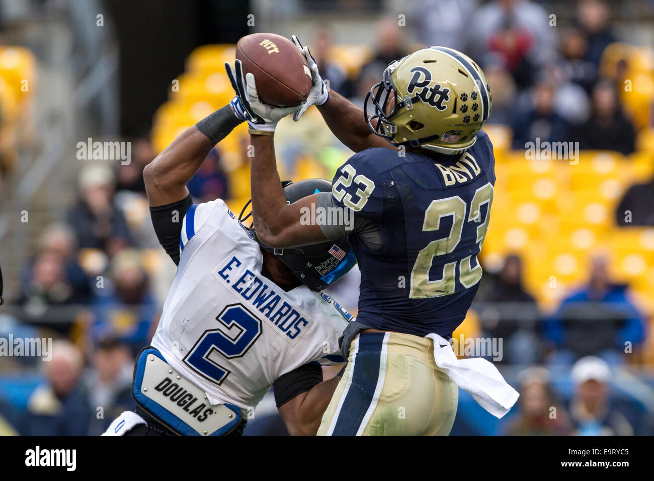 Pittsburgh, Pennsylvania, USA. 1st Nov, 2014. Pittsburgh WR TYLER BOYD ...
