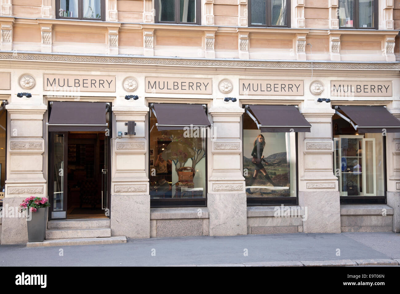 Mulberry Shop Front, Helsinki, Finland Stock Photo - Alamy