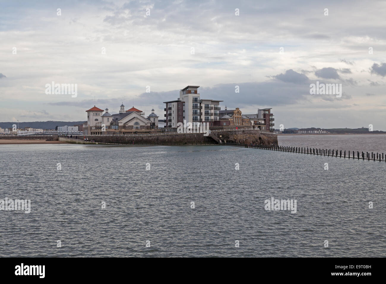 Knightstone Island Weston Super Mare Somerset Uk High Resolution Stock ...