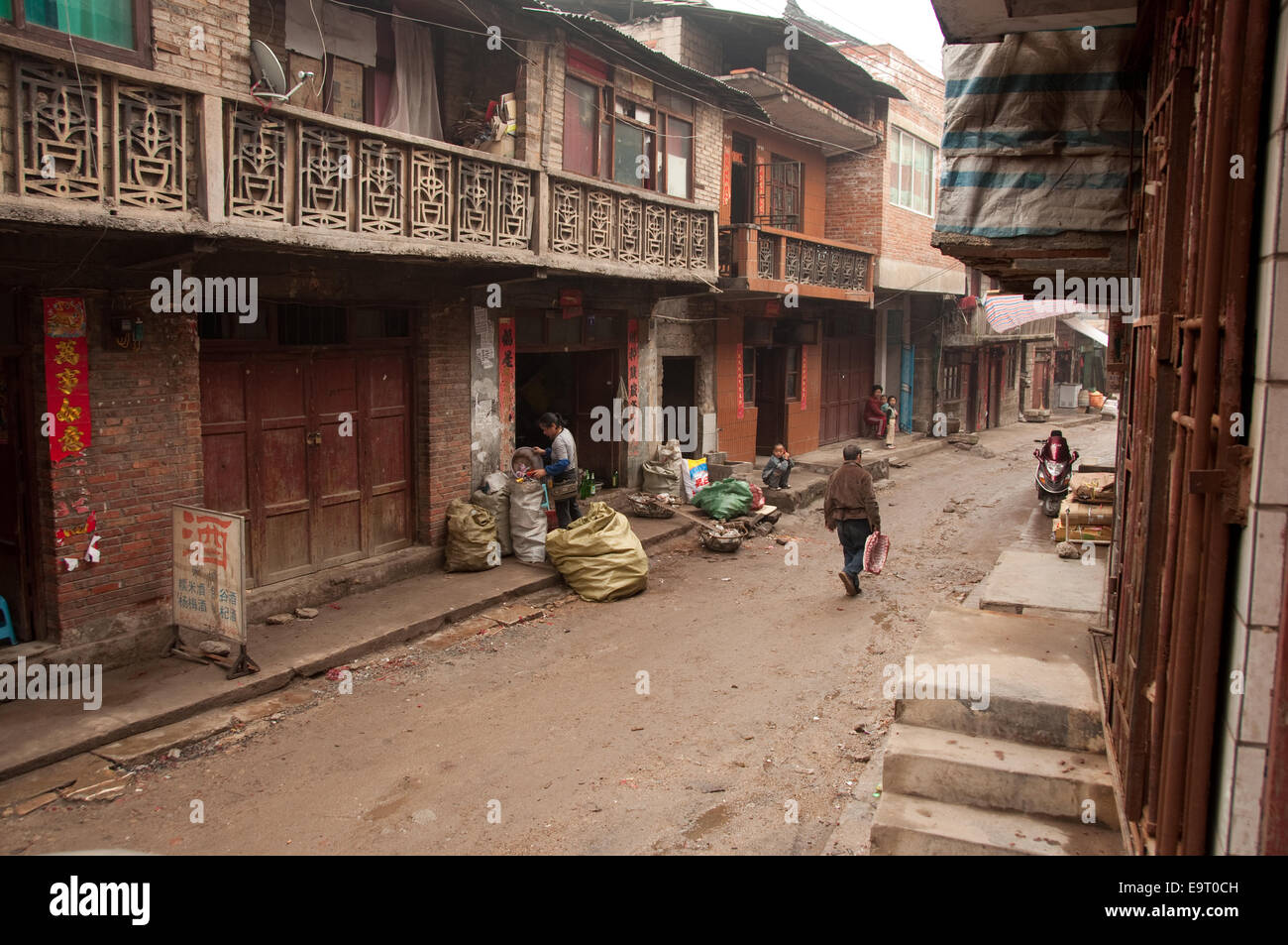 Old Town street, Kaili, Guizhou Province, China Stock Photo - Alamy