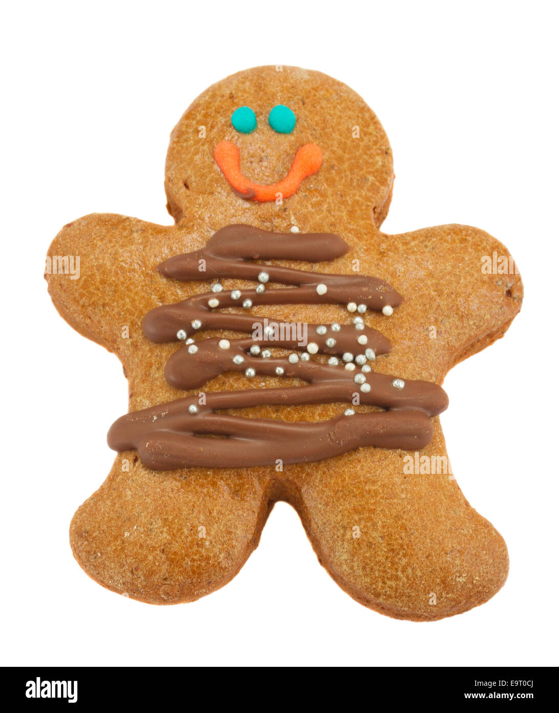 Gingerbread man face Cut Out Stock Images & Pictures - Alamy