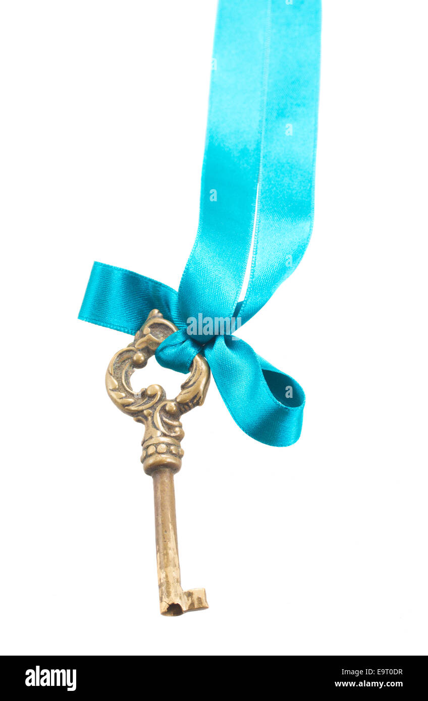 key on ribbon Stock Photo - Alamy
