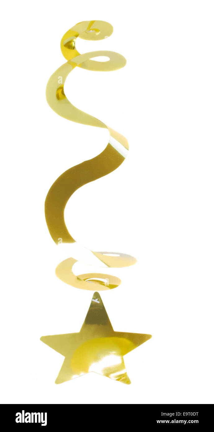 Party celebration garland hanging Cut Out Stock Images & Pictures - Alamy