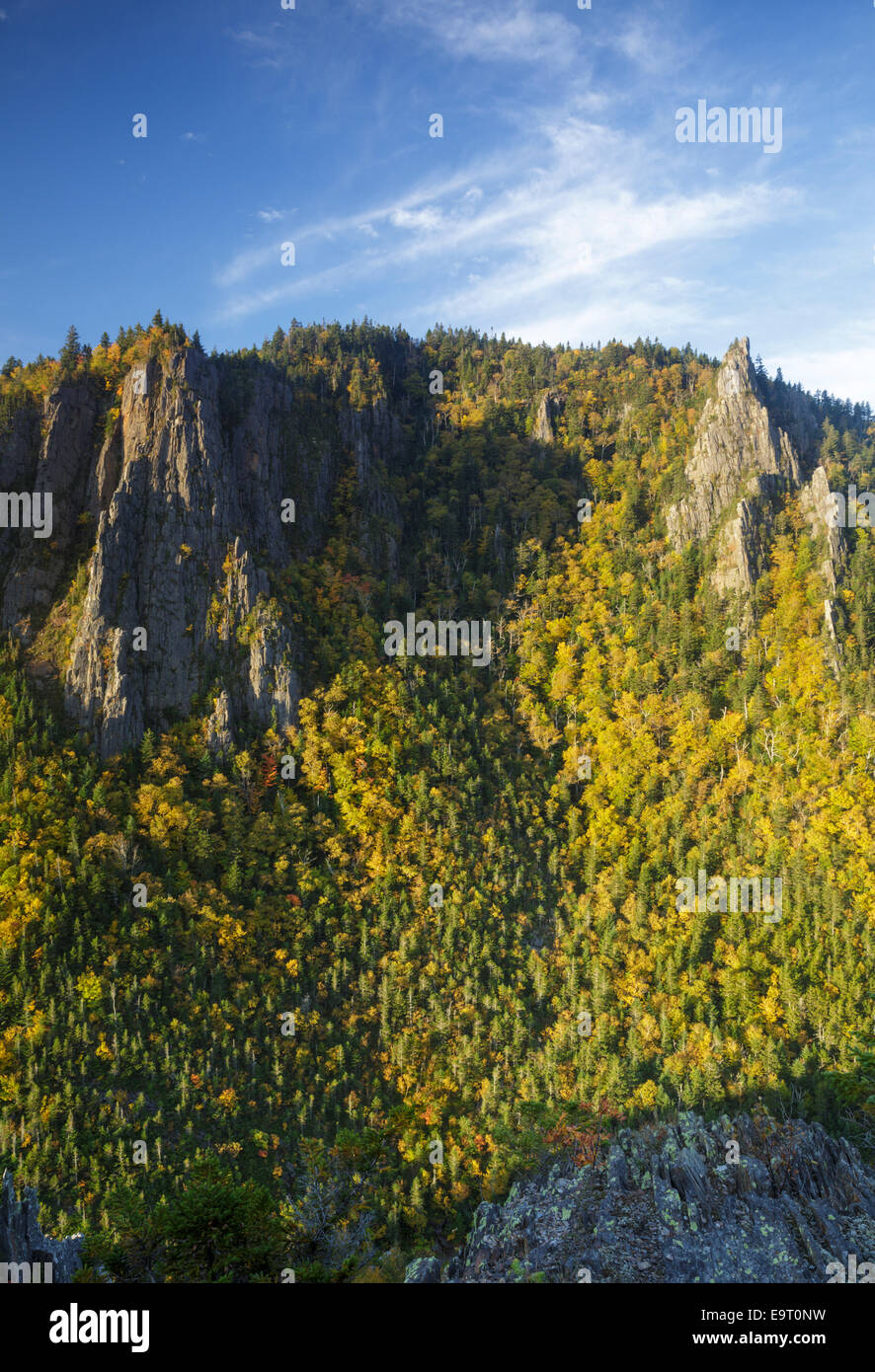 Dixville Notch State Park in New Hampshire USA from a scenic viewpoint ...