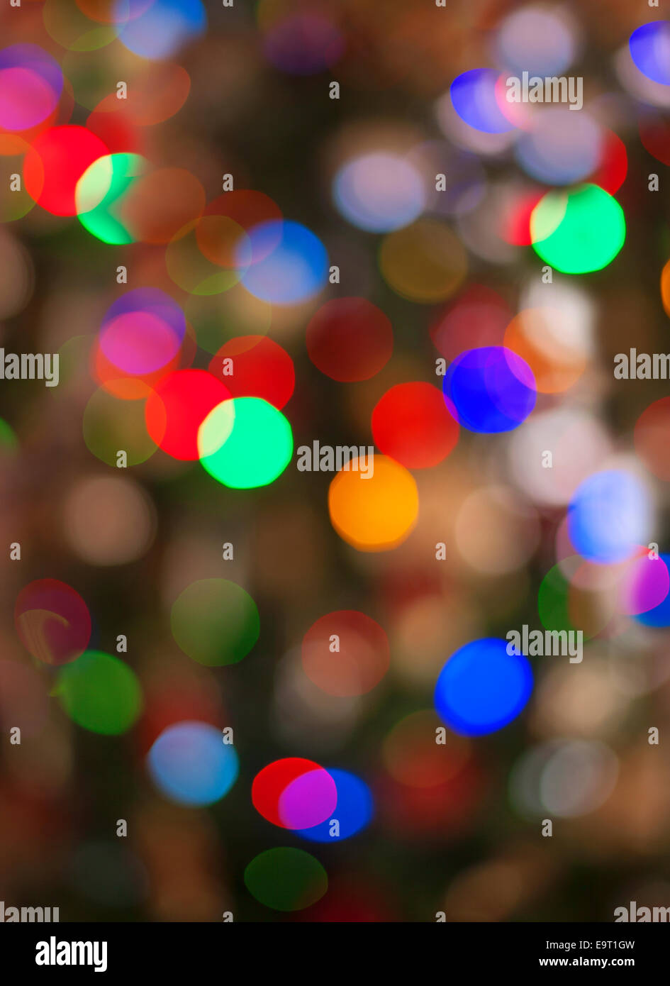Defocused christmas lights background Stock Photo - Alamy