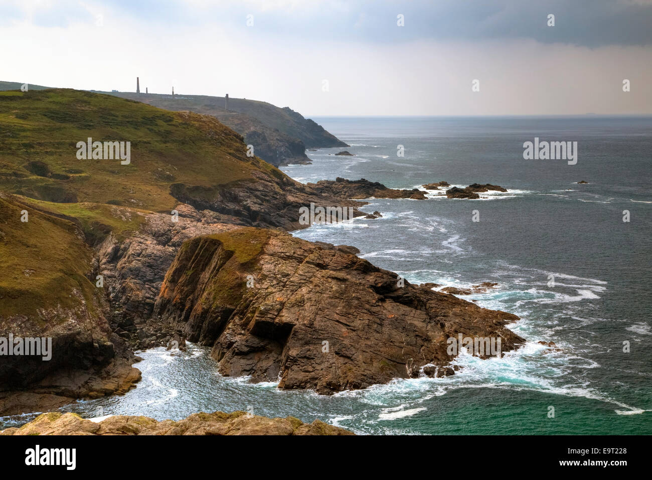 Pendeen Watch, Cornwall, England, United Kingdom Stock Photo - Alamy