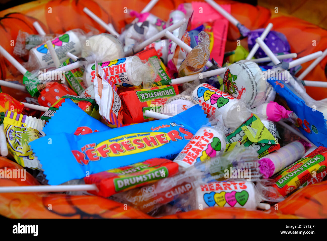 Tray Of Sweets Stock Photo - Alamy
