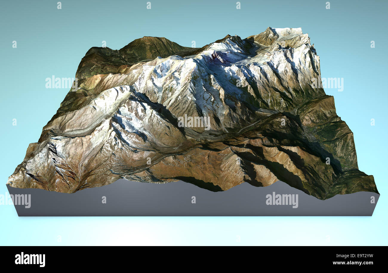 Il Monte Bianco Map