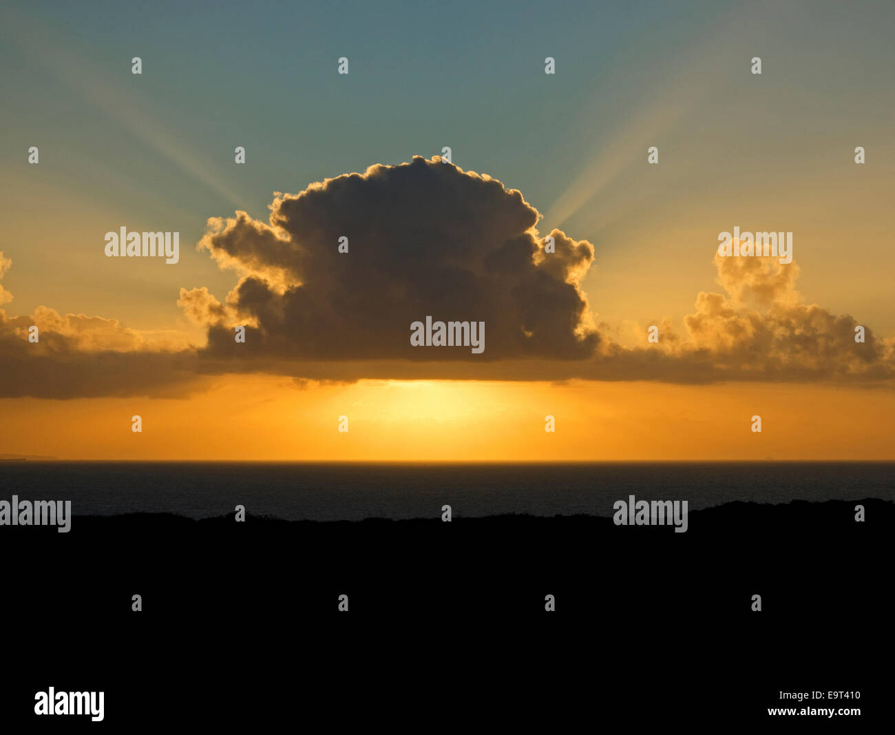 heavenly sunset sky Stock Photo - Alamy