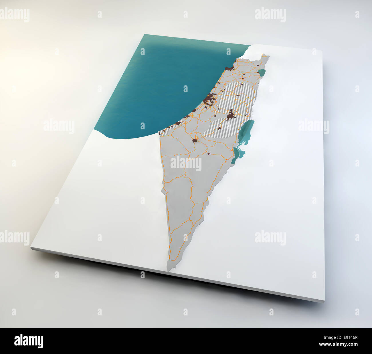 Palestinian map hi-res stock photography and images - Alamy