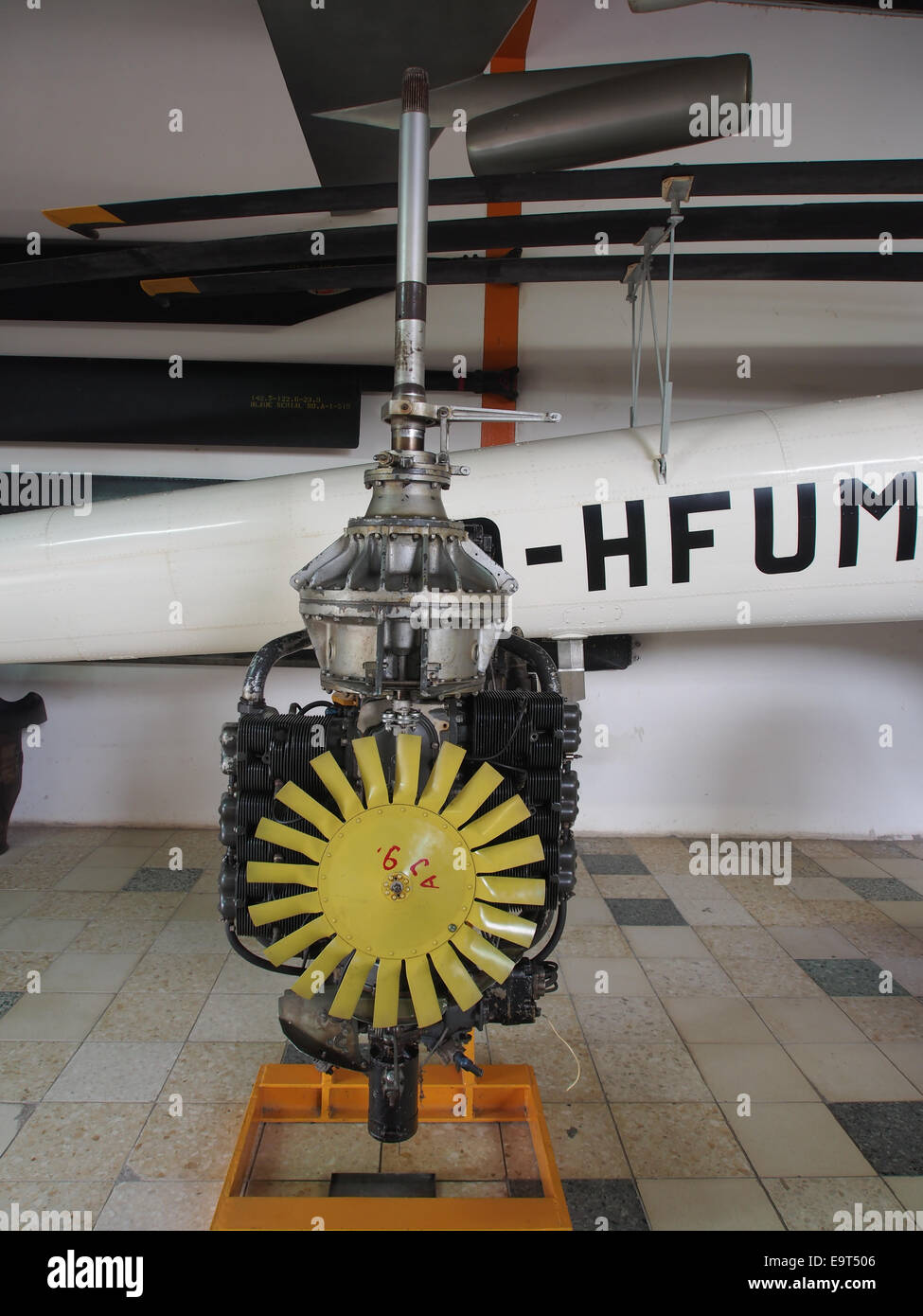 The Franklin 6V4 178 engine (1952), used in both the Hiller UH-23 and ...