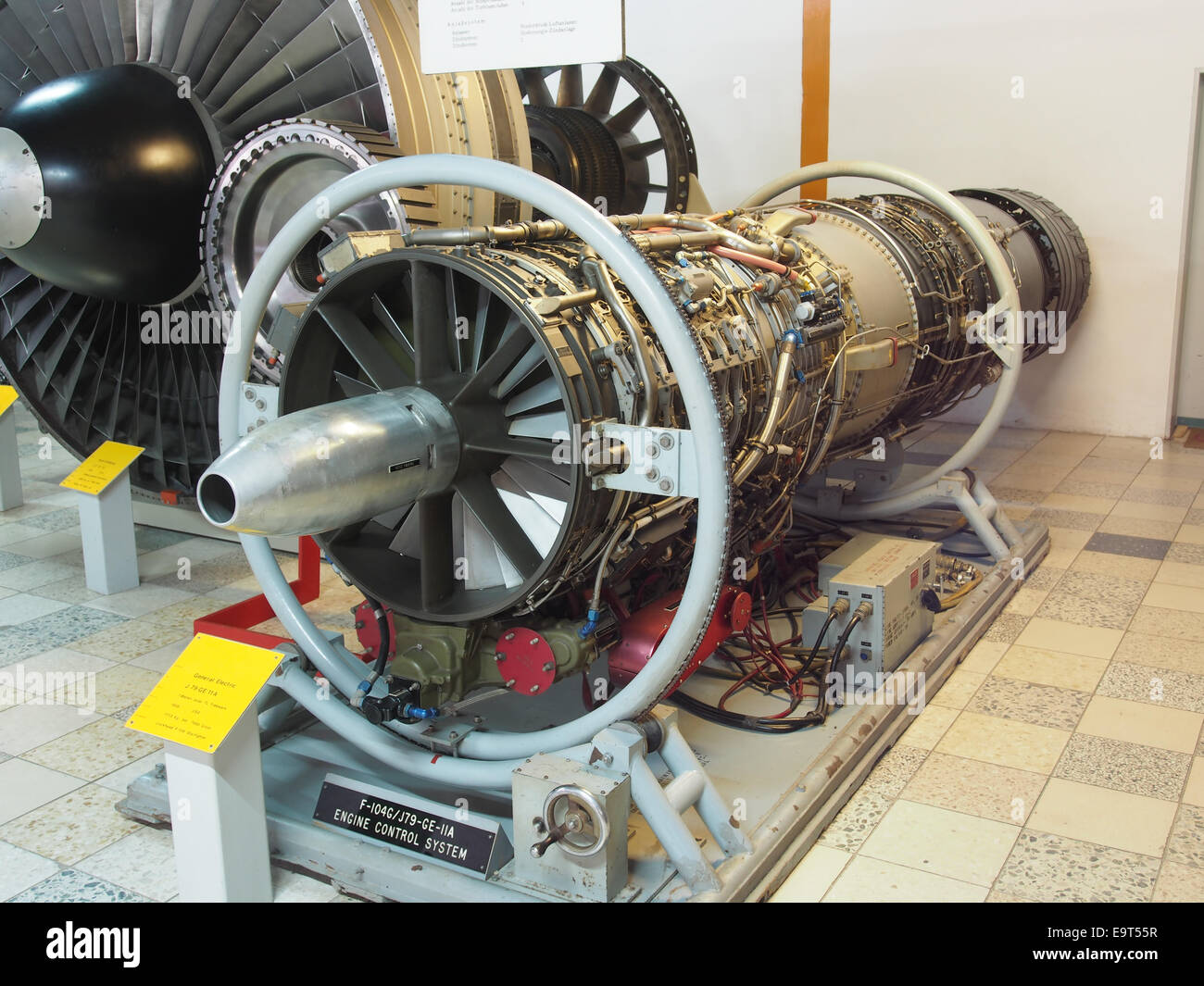 The General Electric J79 GE 11A engine, produced in 1958, was used in ...