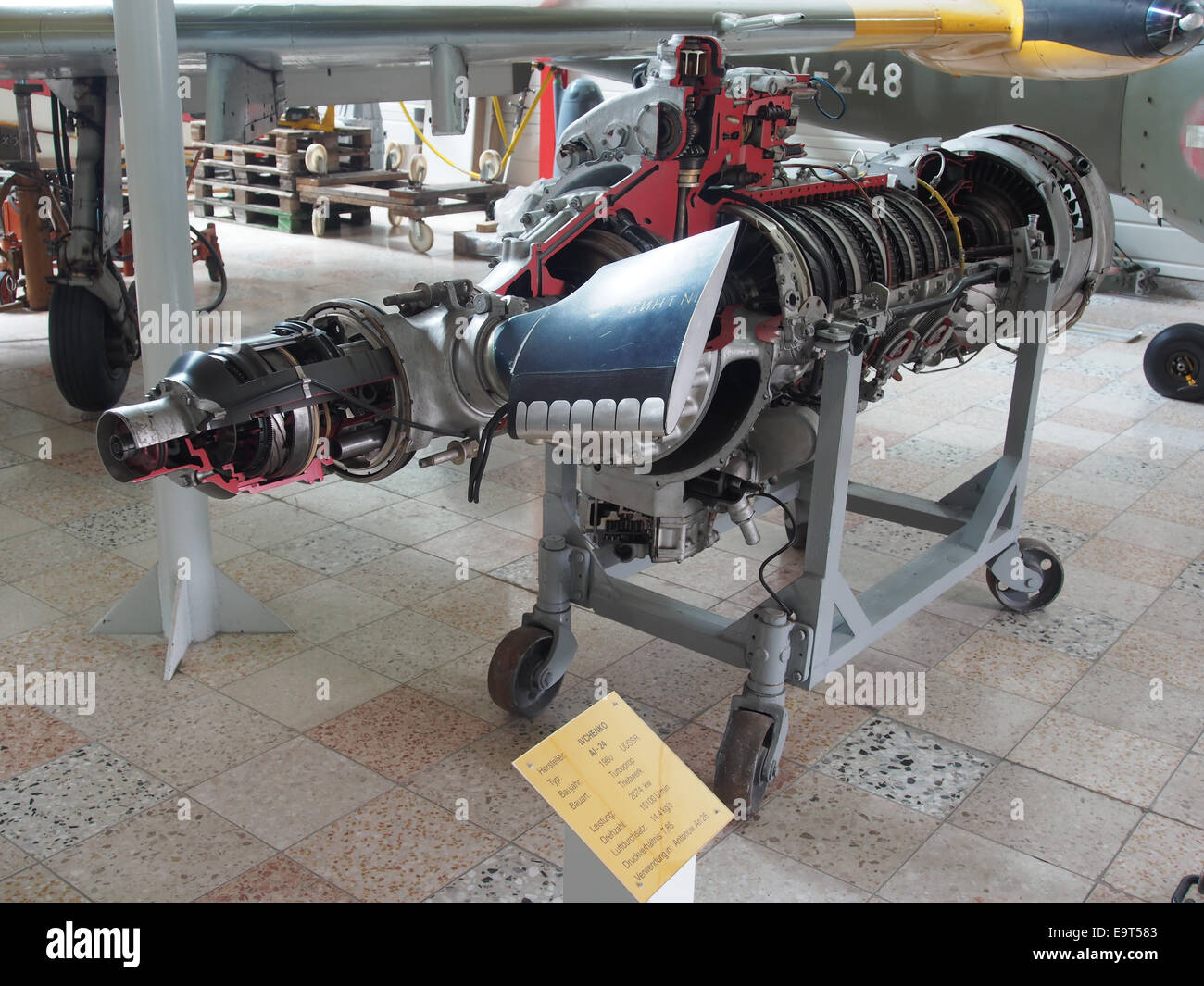 The Ivchenko AI-24, a Soviet-era turboprop engine from 1960, is ...