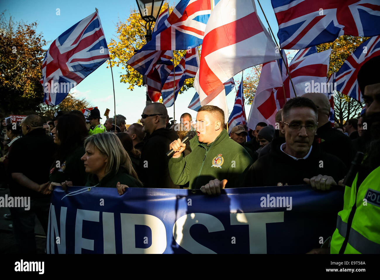 Lee rigby flag hi-res stock photography and images - Alamy