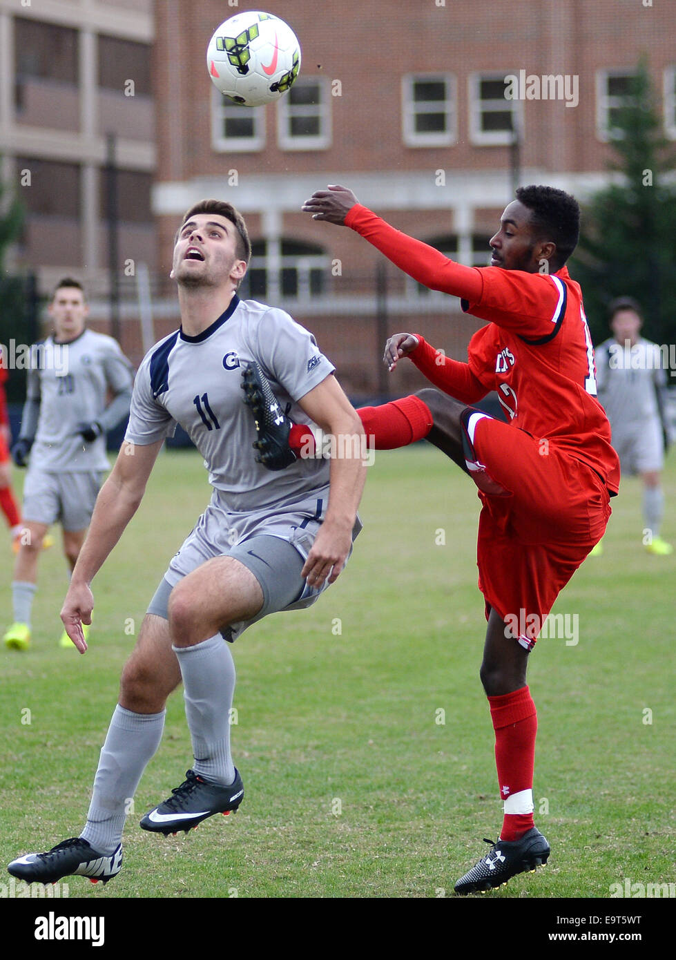 Washington, DC, USA. 1st Nov, 2014. 20141101 - Georgetown midfielder ...