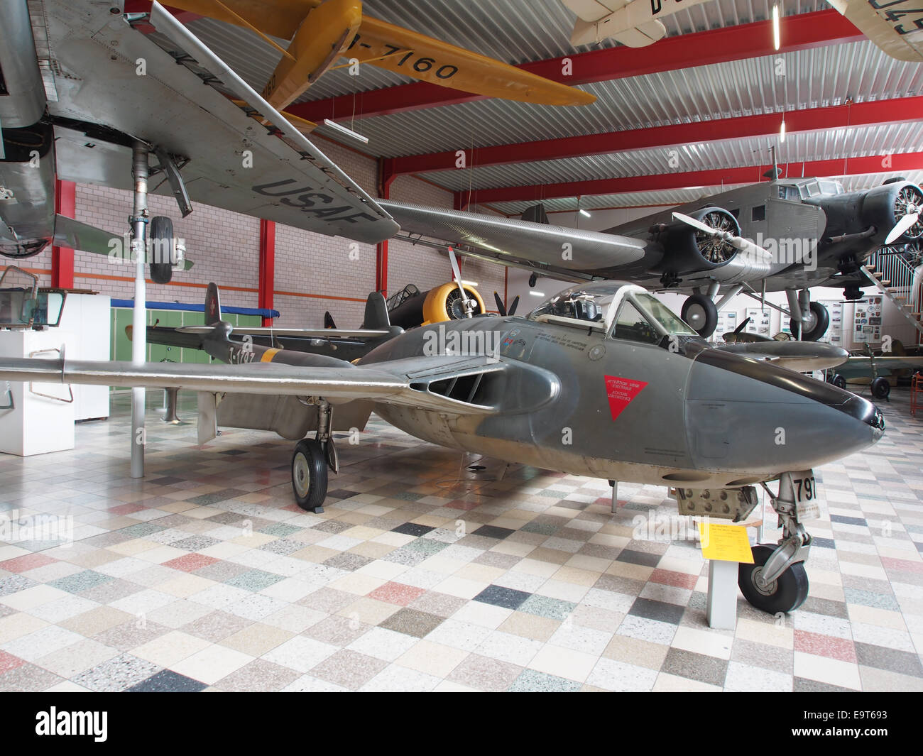 De havilland venom jet fighter hi-res stock photography and images - Alamy