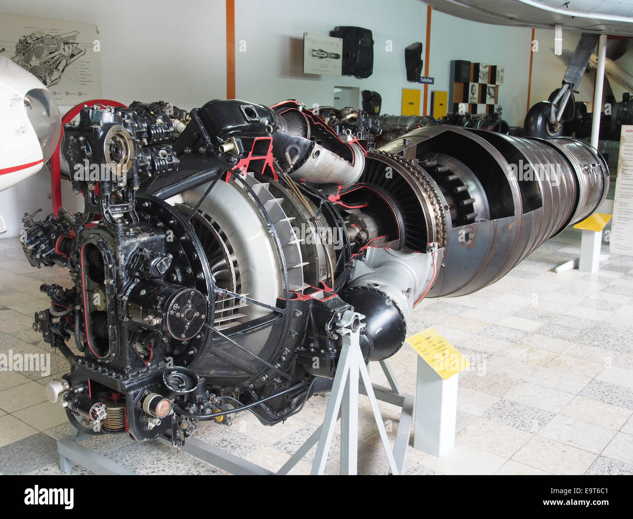 The KLIMOV WK I F (1948) engine, displayed at Flugausstellung ...