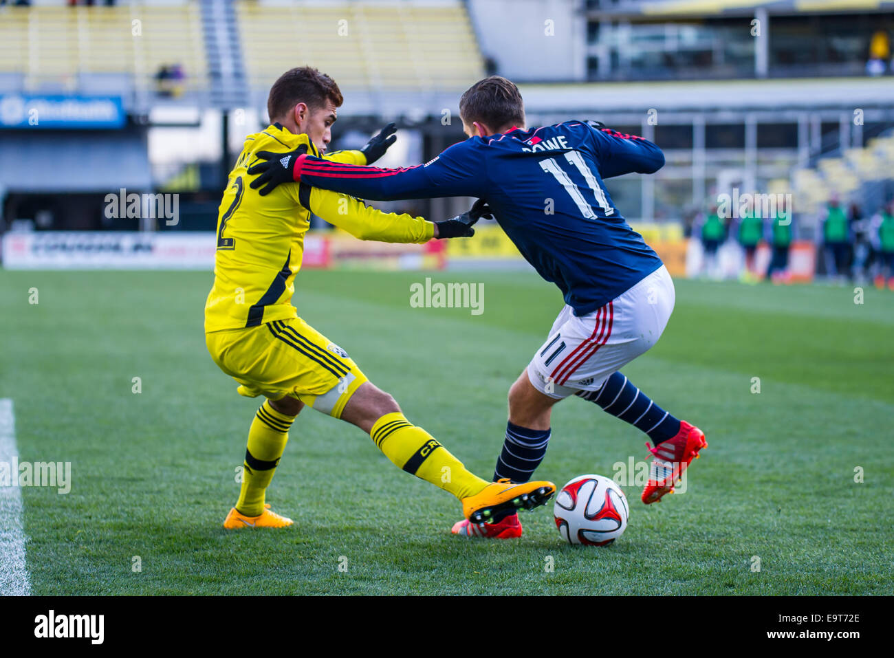 Columbus, Ohio, USA. 01st Nov, 2014. Columbus Crew defender Tyson Wahl ...