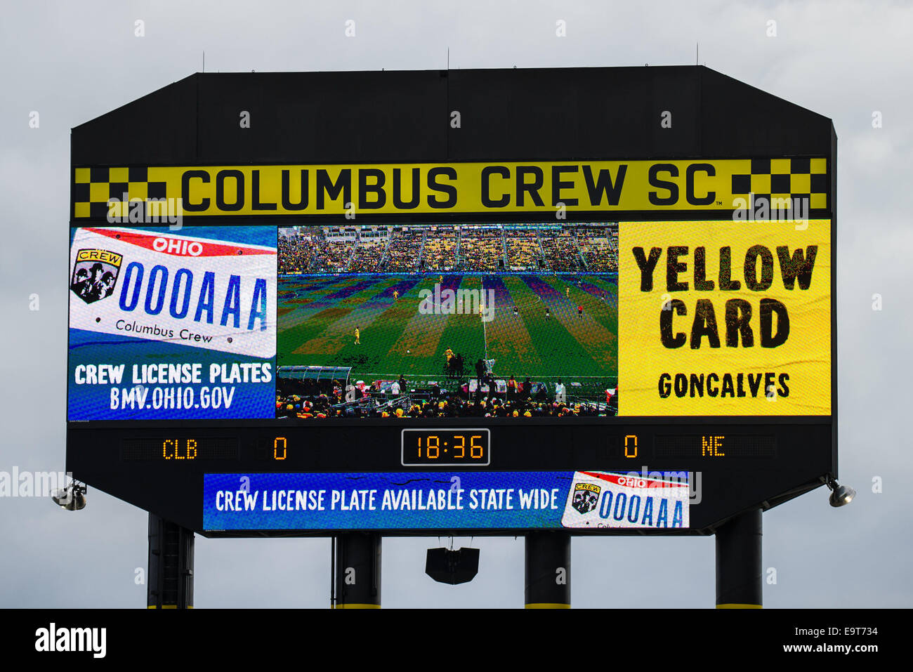 Columbus, Ohio, USA. 01st Nov, 2014. Yellow card issued to Conclaves in ...
